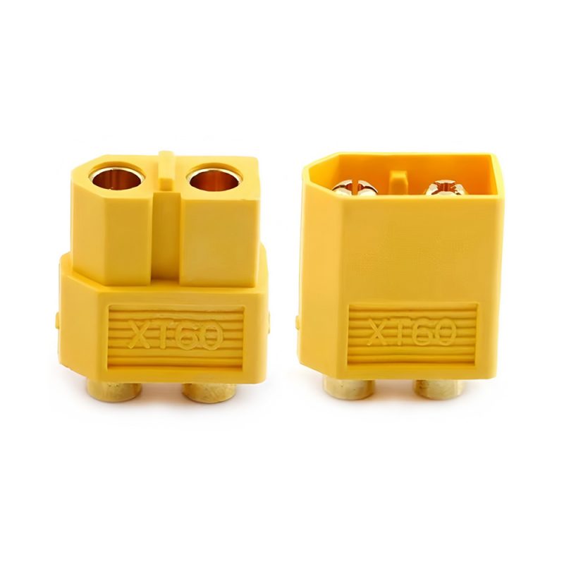 XT60 Connector Set, Male + Female, PCB-mounted Plug – ADMA Electronics