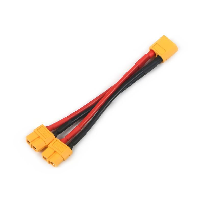 100MM 14AWG XT60 Male to 2pcs XT60 Female Adapter Extension Cable ...