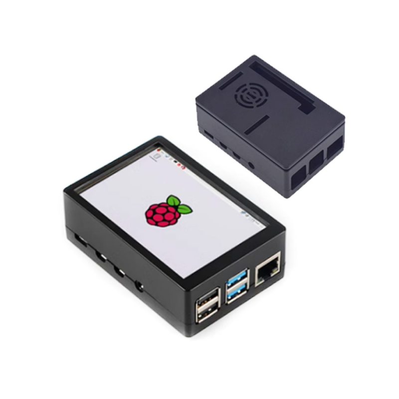 Black ABS Case(Supports the Installation of a 3.5-inch Touchscreen ...