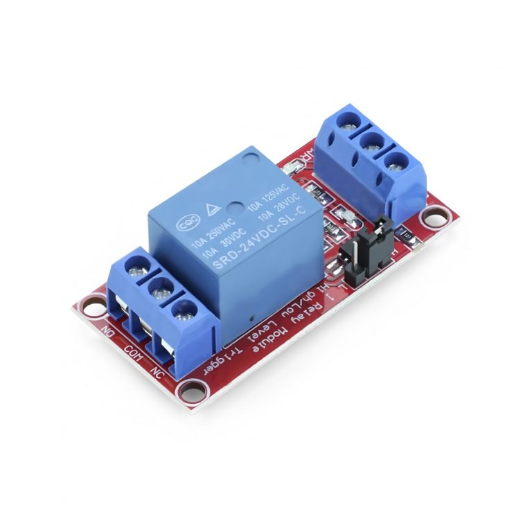 24V 10A 1 Channel Relay Module with Optocoupler Support High-Level or ...