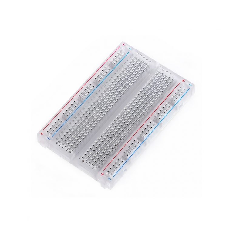 400-pin Soldless Breadboard, 83mm*55mm*8.5mm, ABS, Transparent – ADMA ...